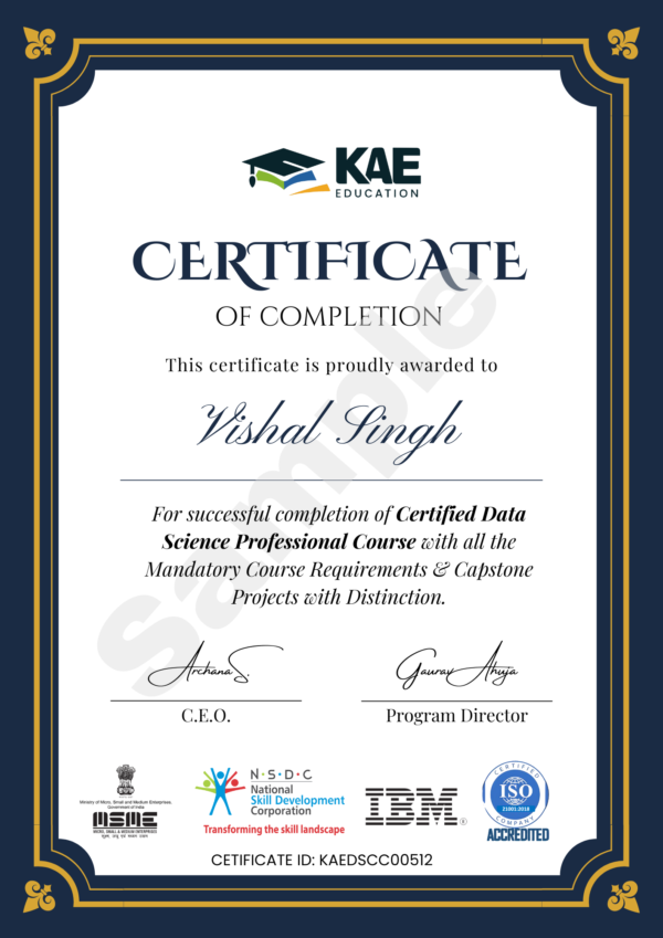 Best Data Science Certification Course (32hrs Live Online)